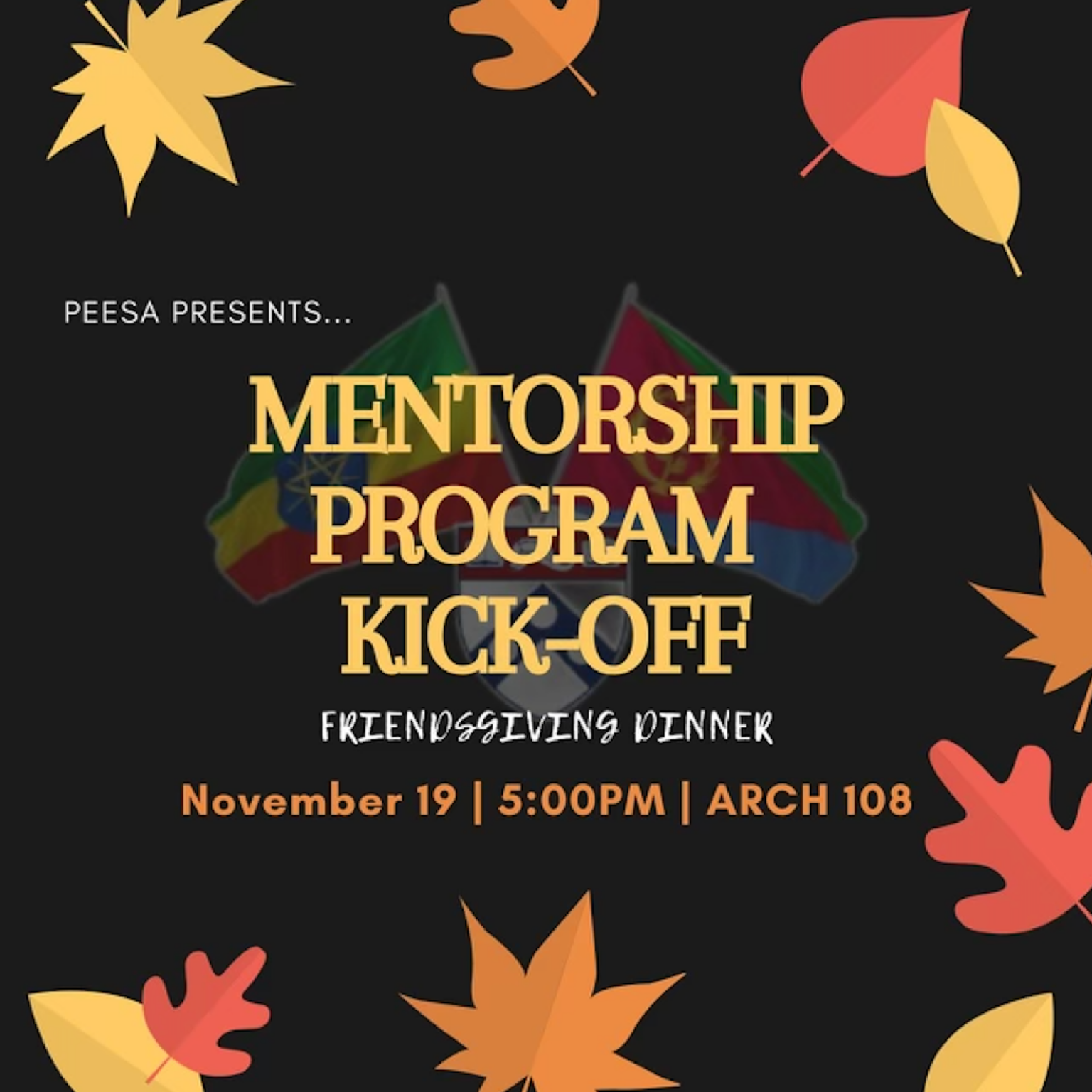 PEESA Mentorship Program Kickoff - Penn New Student Orientation and ...